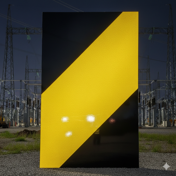 最新消息-電力工程安全性指南 工程級黃黑反光貼紙的 3 大關鍵選擇指標