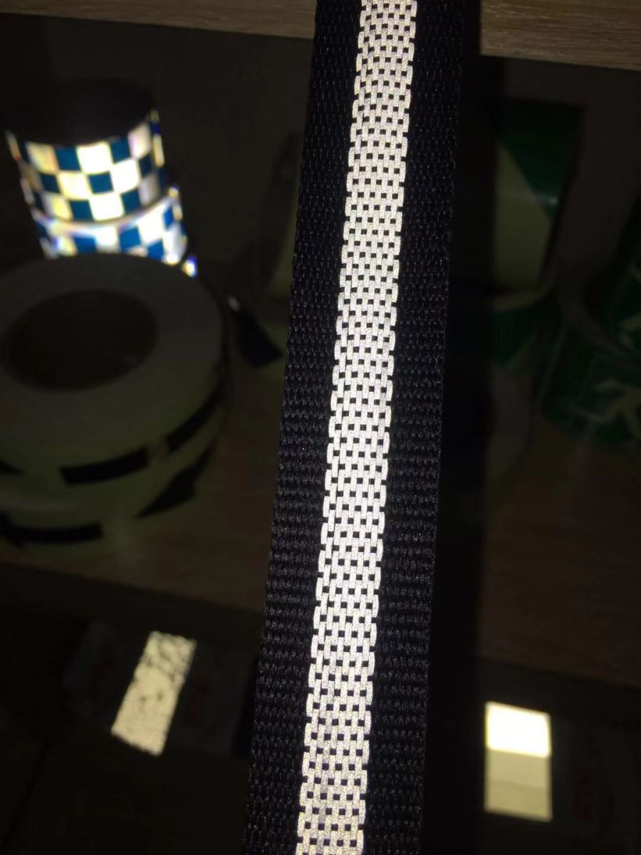 Custom reflective grosgrain ribbon wholesale of Fu Jyi Lin